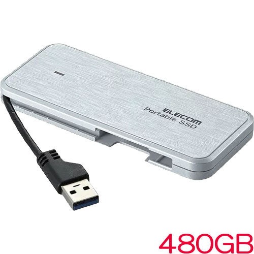 ELECOM ESD-EC0480GWHR [External SSD/Portable/USB3.2Gen1/480GB/ White ...